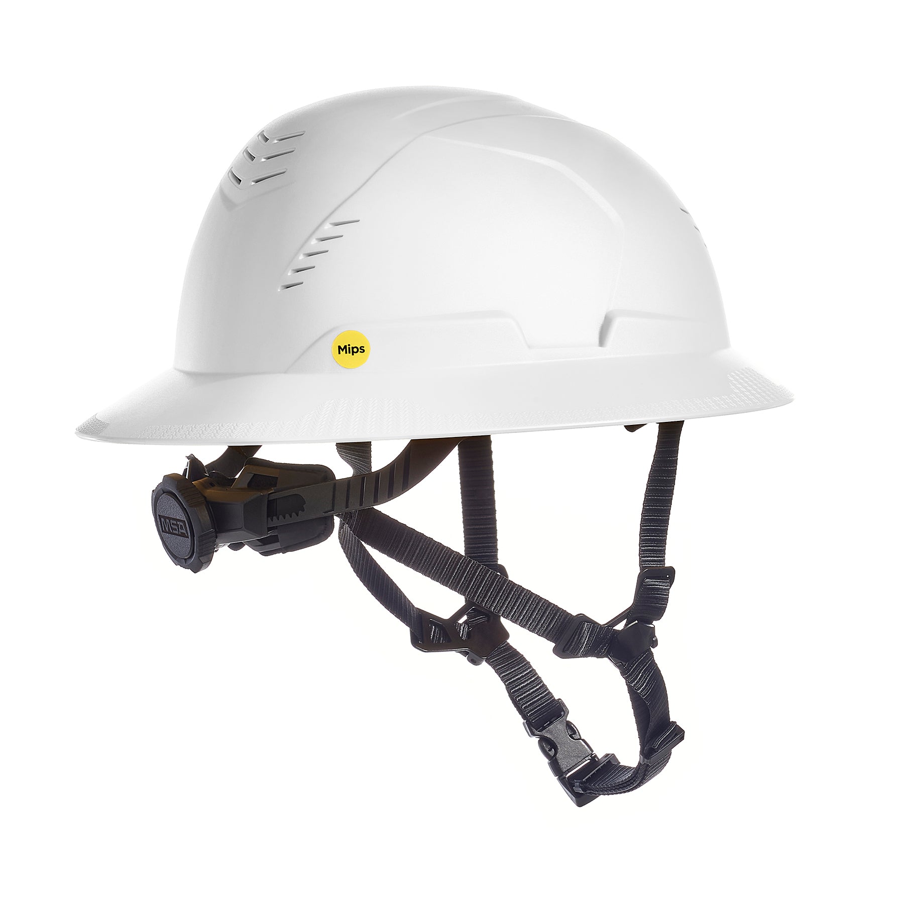 V-Gard H2® Full Brim Safety Helmet, Mips, Vented, White – Torque Supply